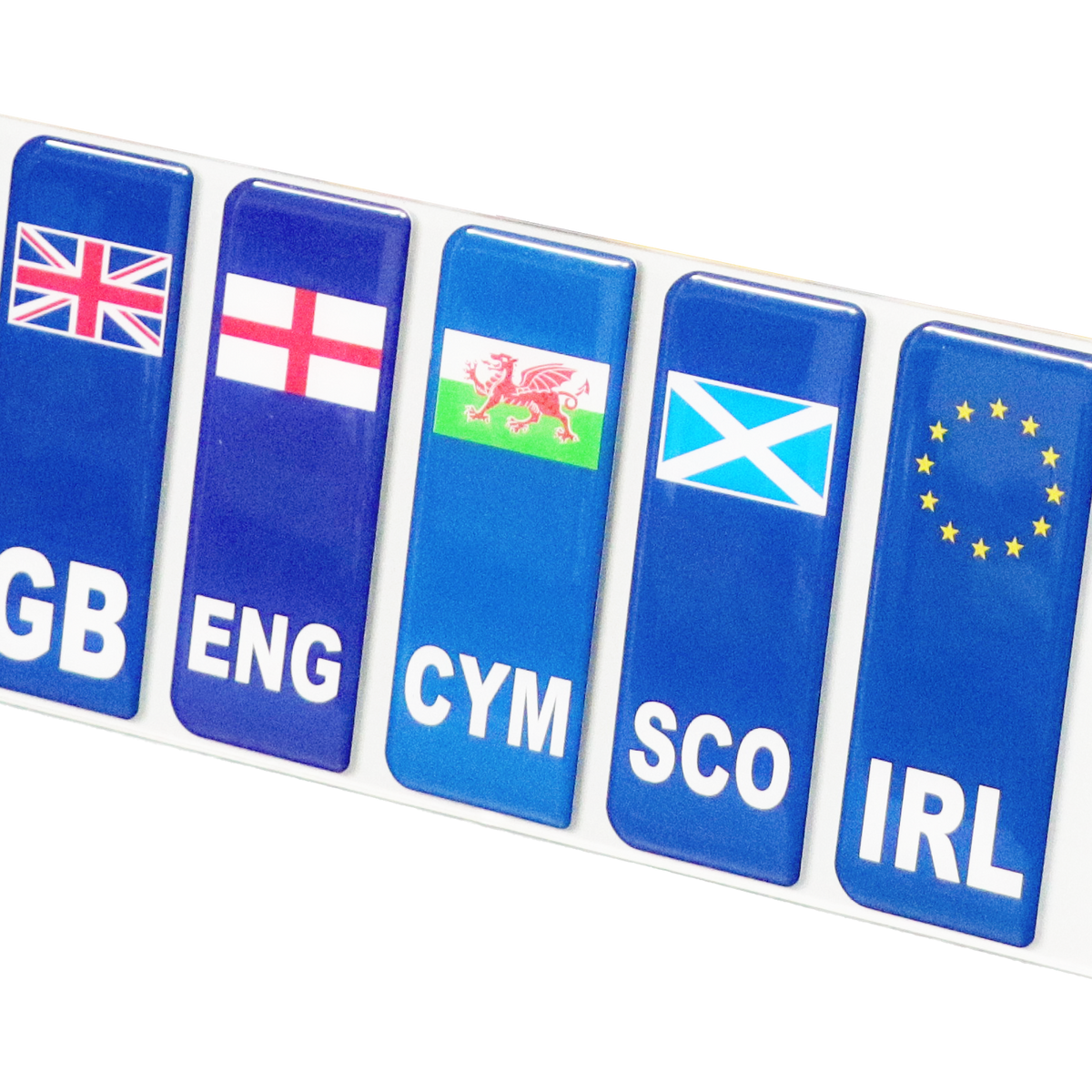 Raised Flags for Number Plates | 3D & 4D UK, GB, National Flags – Otis ...