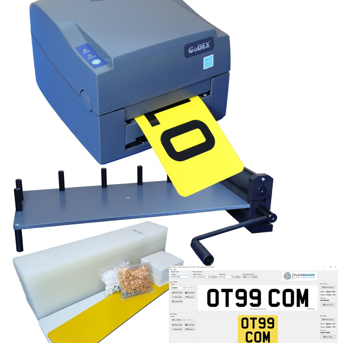 Godex G500 Thermal Number Plate Printer - In-House Printing Solution ...